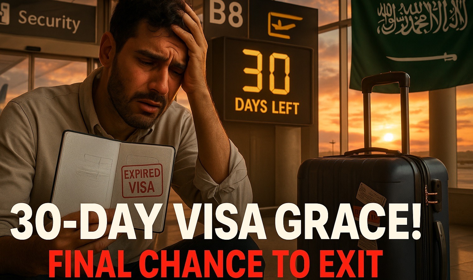 Saudi Arabia grants 30-day grace period to extend expired visit visas ...