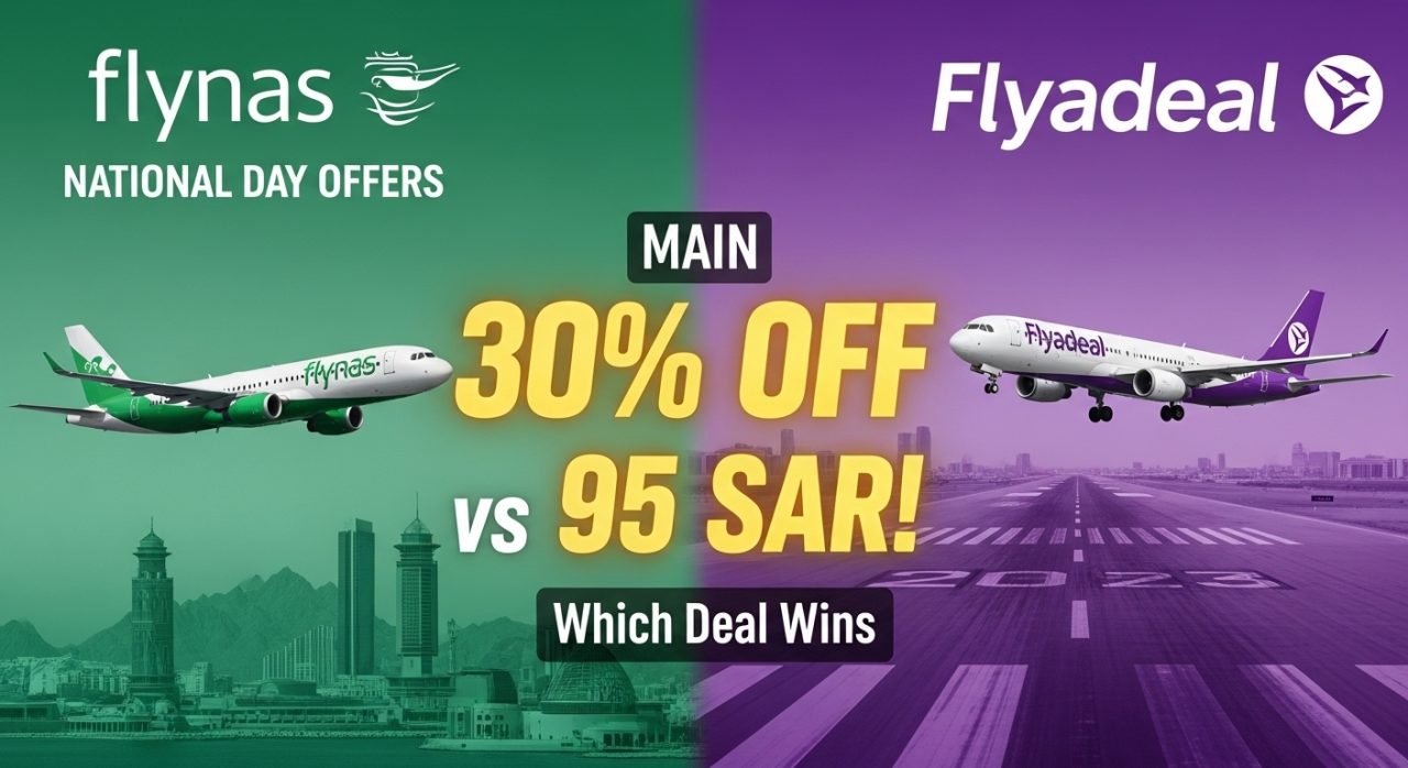 Flynas and Flyadeal Saudi 95th National Day Offers - 24 Hours Gulf News